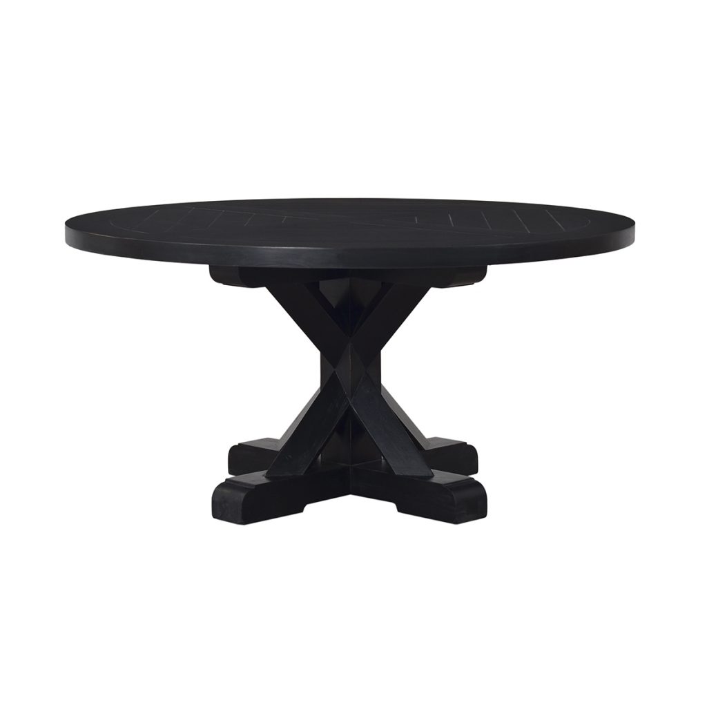 Bankside Trestle Round Dining Table 5′ – Steven Shell